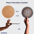 Premium Maori Mandala Big Coaster | Modern Design with Lamination
