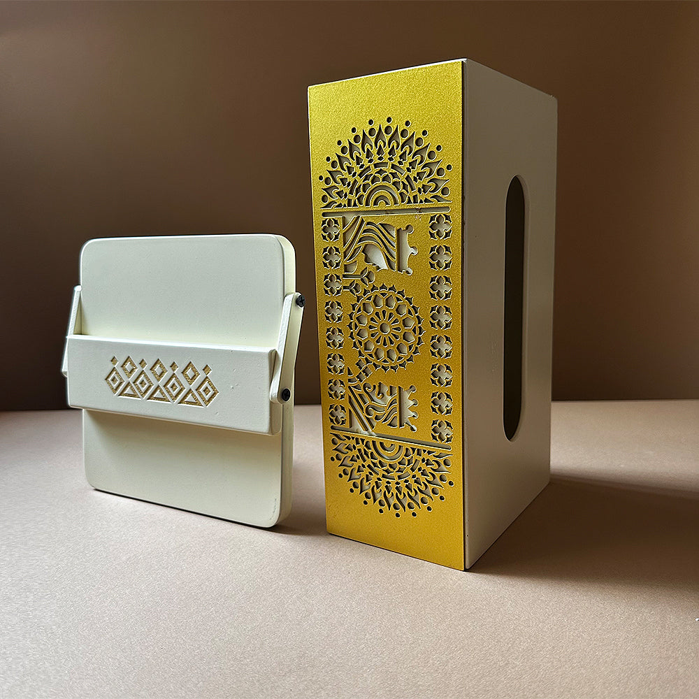 Multipurpose storage box with mirror lid