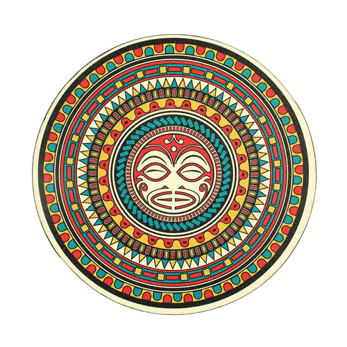 Laminated Mandala Big Coaster | Set of 4 | Maori Art